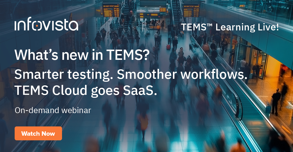 Infovista TEMS Learning Live OnDemand June