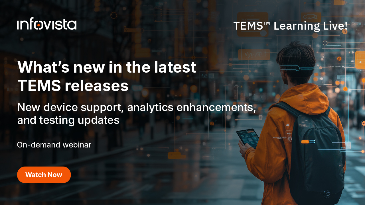 TEMS Learning Live On-Demand: Latest TEMS Releases